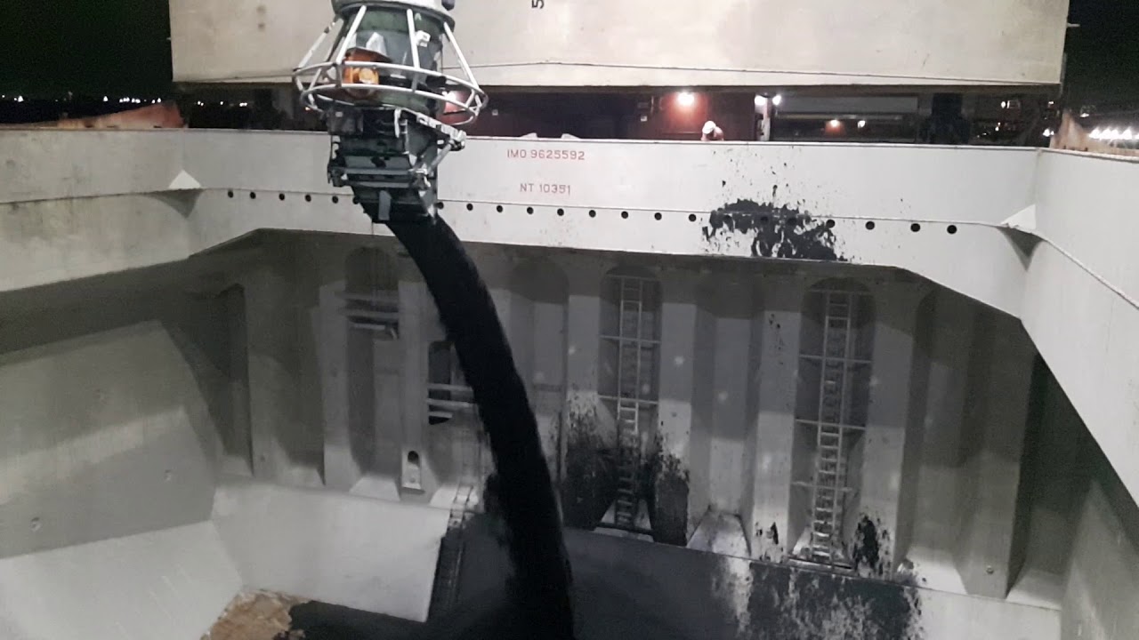 #houston #tx #petcoke #loading #yükleme #usa #deniz #sea# - YouTube
