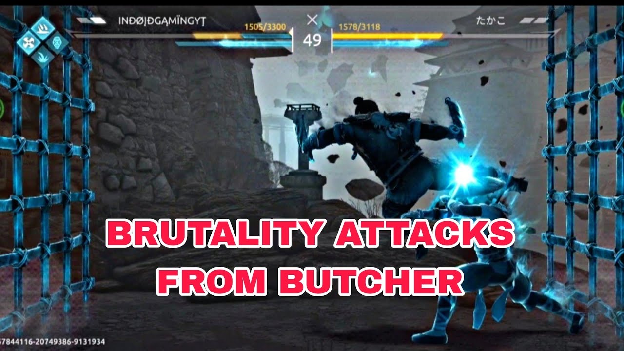 Swords fighting with Butcher || shadow fight 4: arena - YouTube