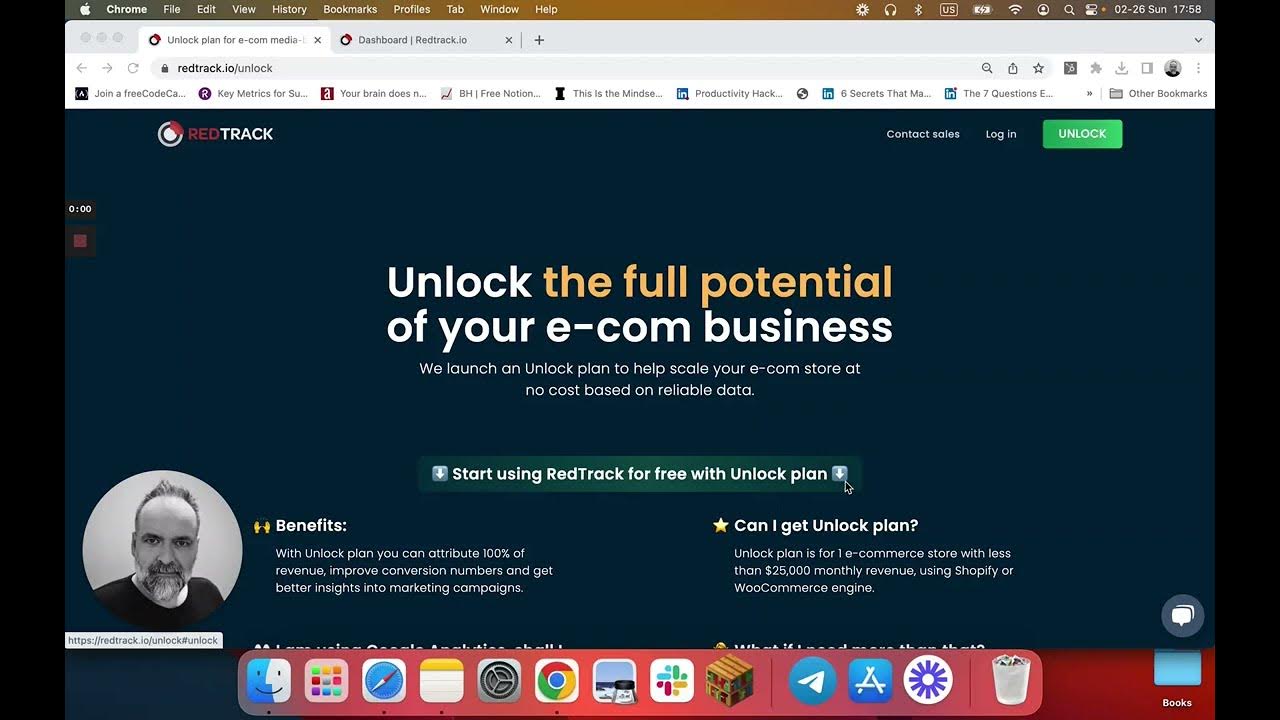 RedTrack Unlock. How to add custom tracking domain (using GoDaddy as an example). - YouTube