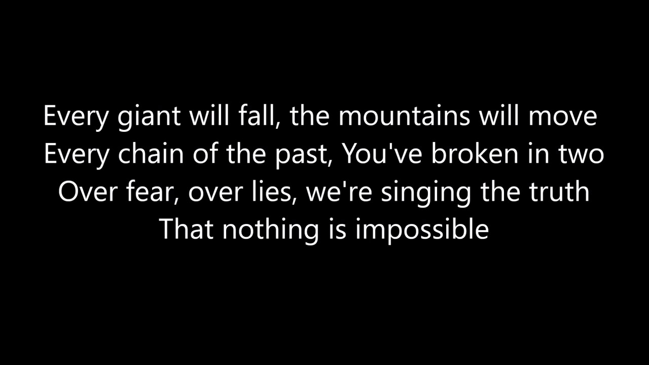 Every Giant will fall Rend Collective with lyrics - YouTube