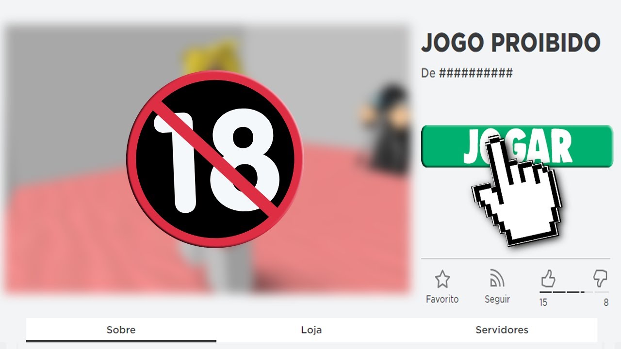 O JOGO PROIBIDO DO ROBLOX... - YouTube