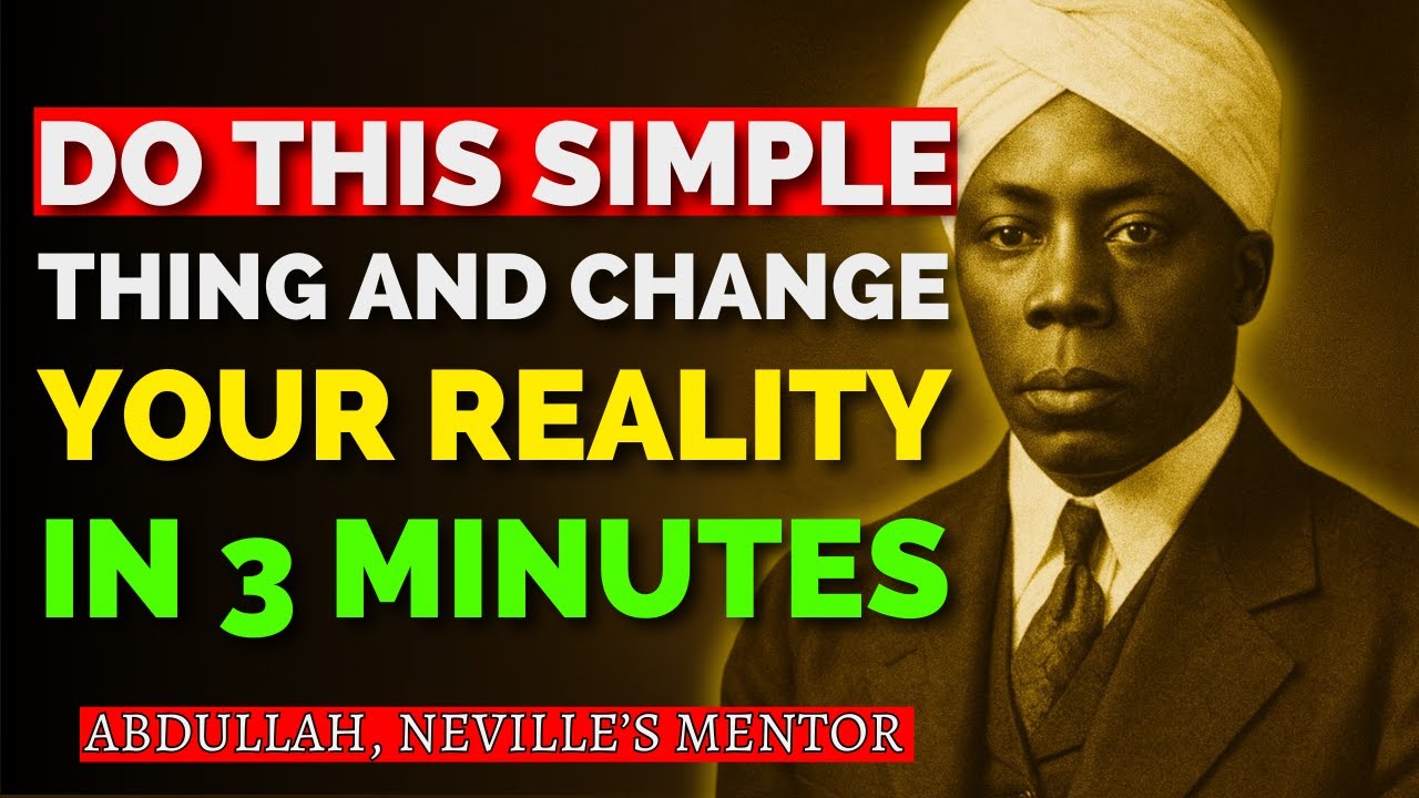 Change Your Reality in 3 Minutes (Works 97% of the Time! Reality ...