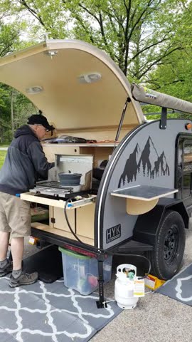 First outing in our new Hyk teardrop. - YouTube