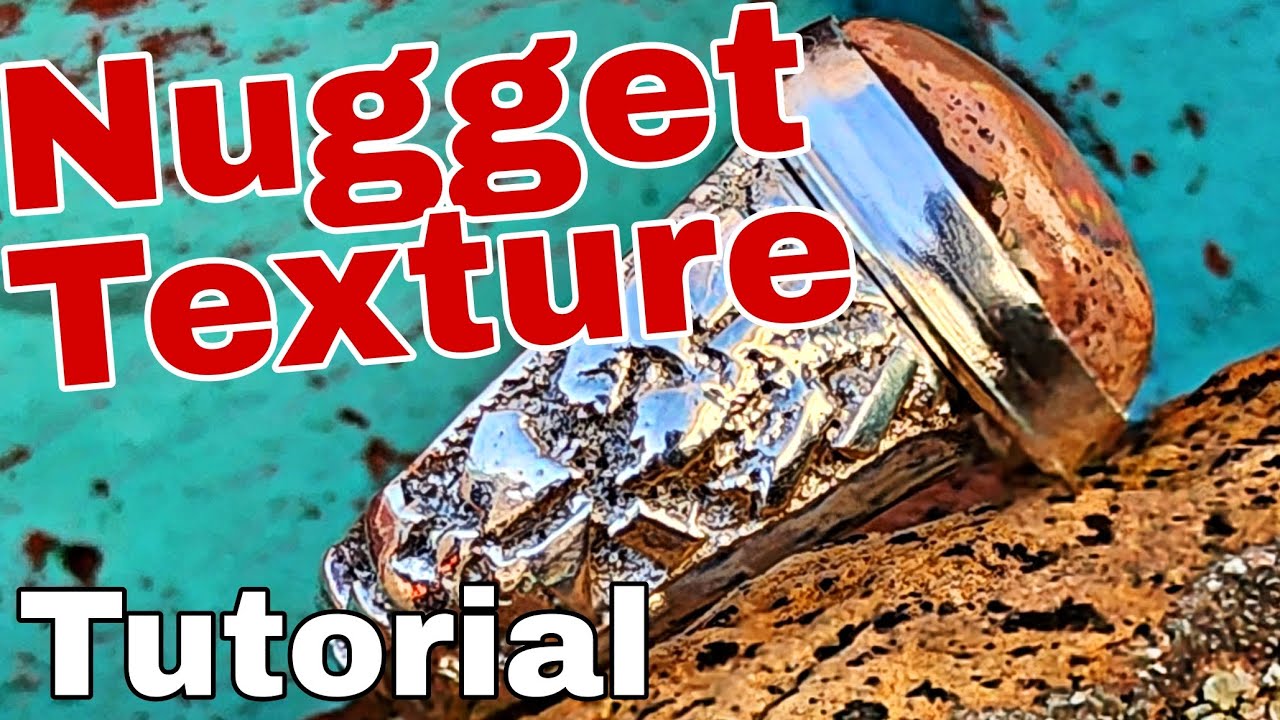 Ep.66) Creating Nugget Texture | Jewelry Adventures | #jewelrydesigner ...