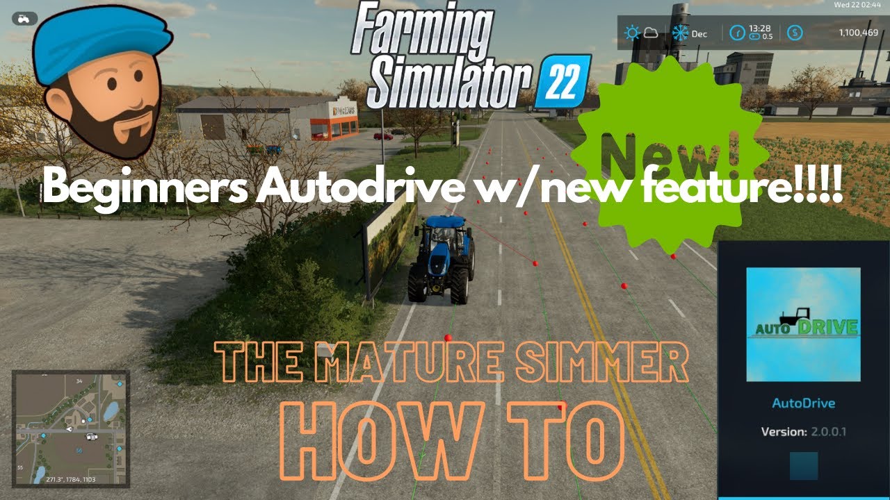 How To - AutoDrive | Farming Simulator 22 - YouTube