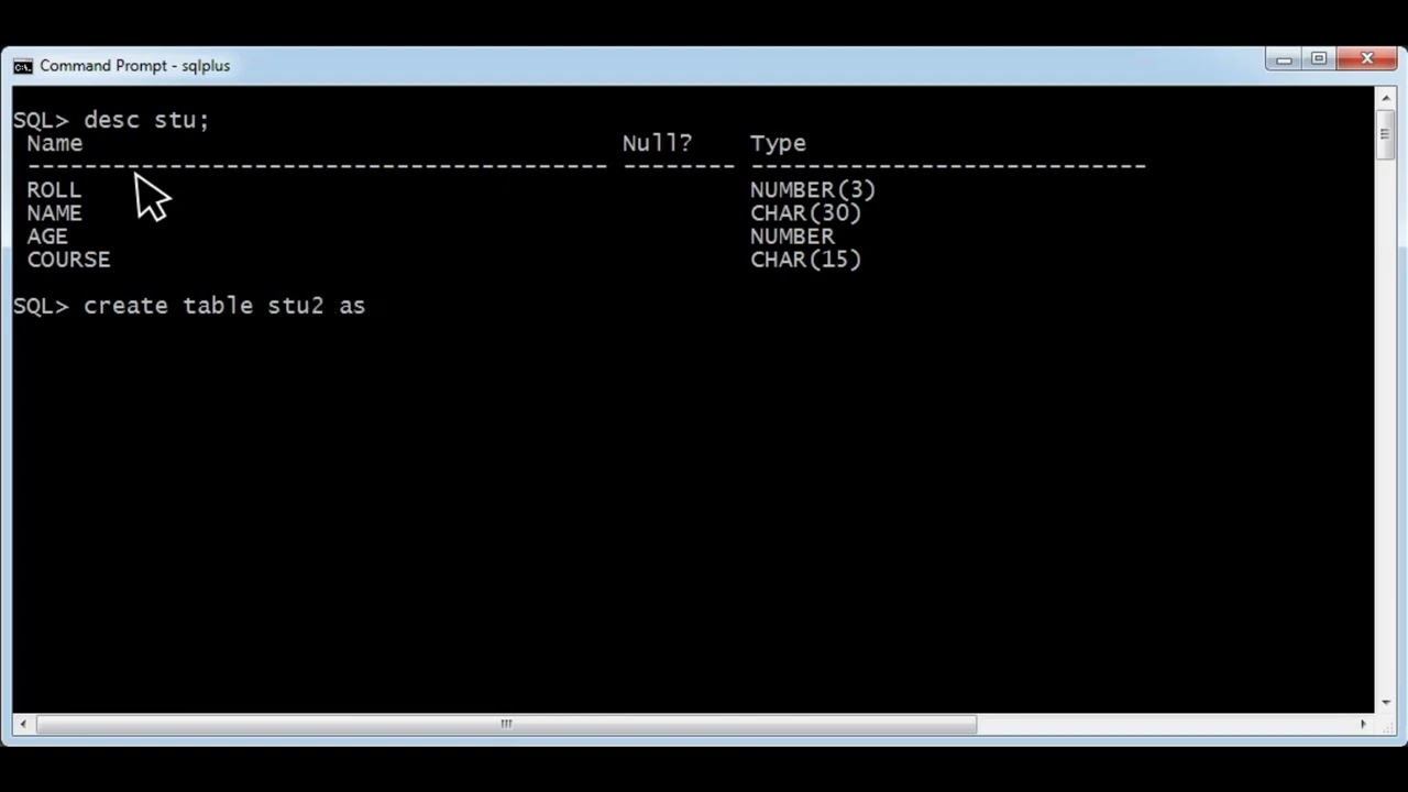 How To Create A Duplicate Table Same As Another Table Structure In How To Create A Duplicate Table Same As Another Table Structure In