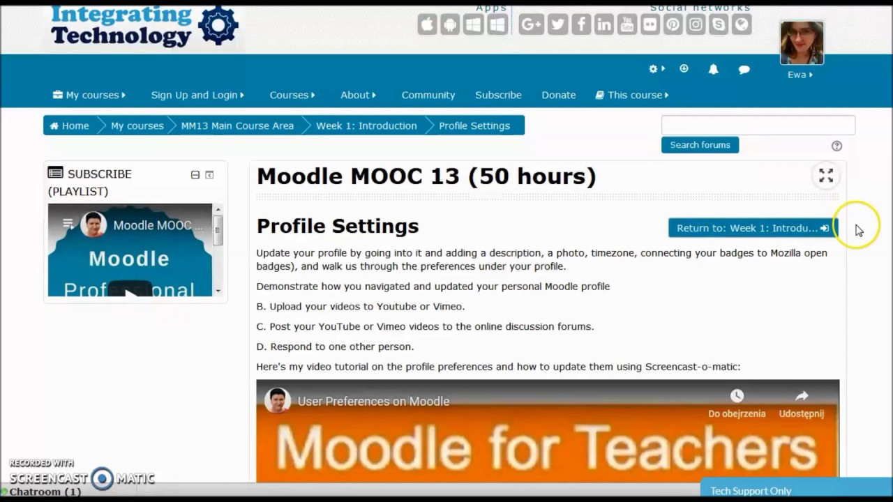 MM13 Profile settings - YouTube