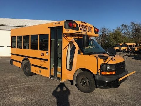 #9460 | 2009 Chevrolet Collins Mini School Bus Full Tour - YouTube