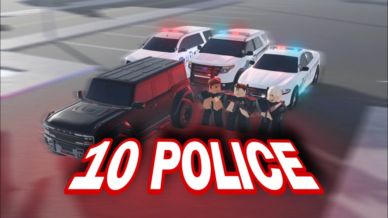 10 Police Try To KILL ME For 150 ROBUX! - ER:LC - YouTube