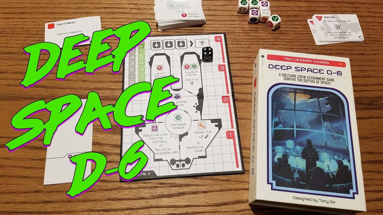 FTL Board Game? Checking out Deep Space D-6 - Easy Update - YouTube