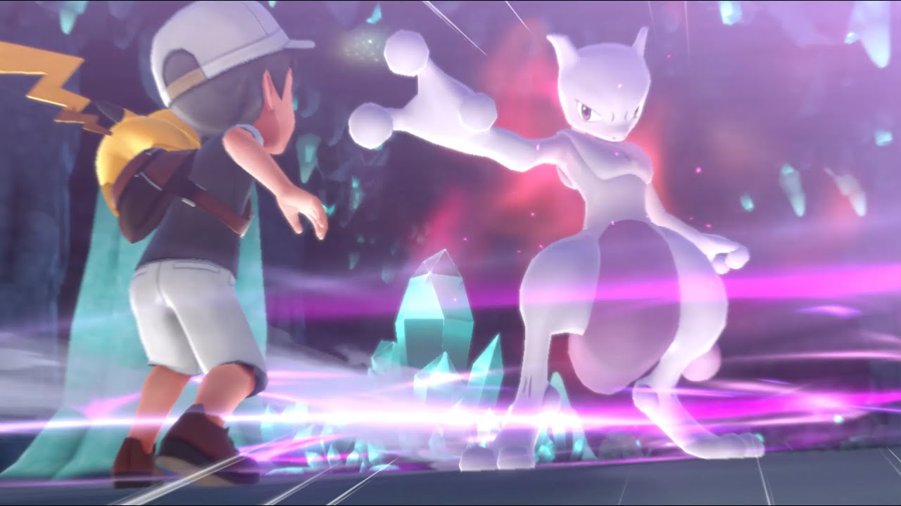 Pokemon Let's Go Pikachu - Mewtwo (Cerulean Cave) - YouTube