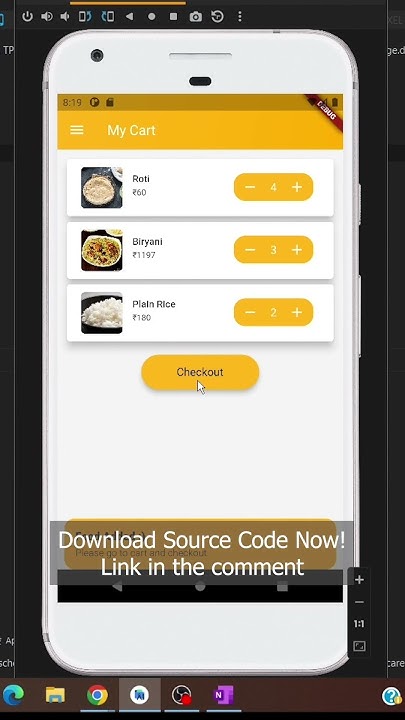 Android Food App Source Code - YouTube