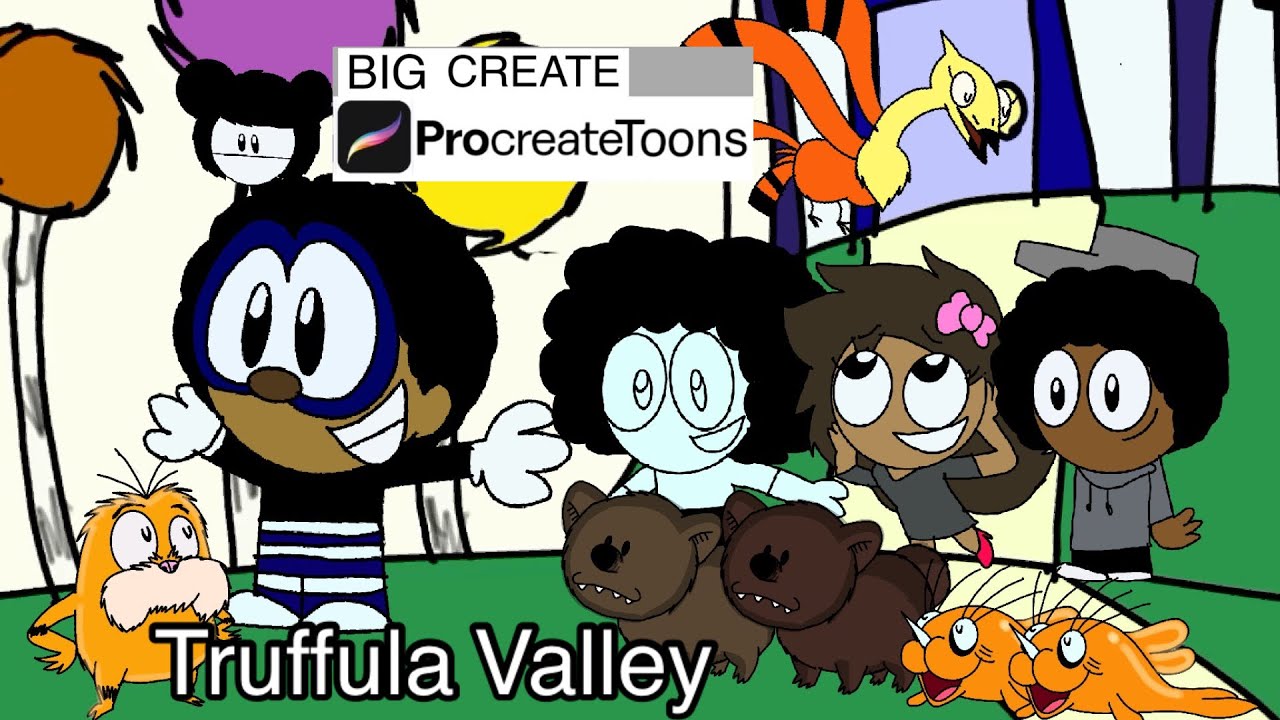 ProcreateToons- Truffula Valley! - YouTube