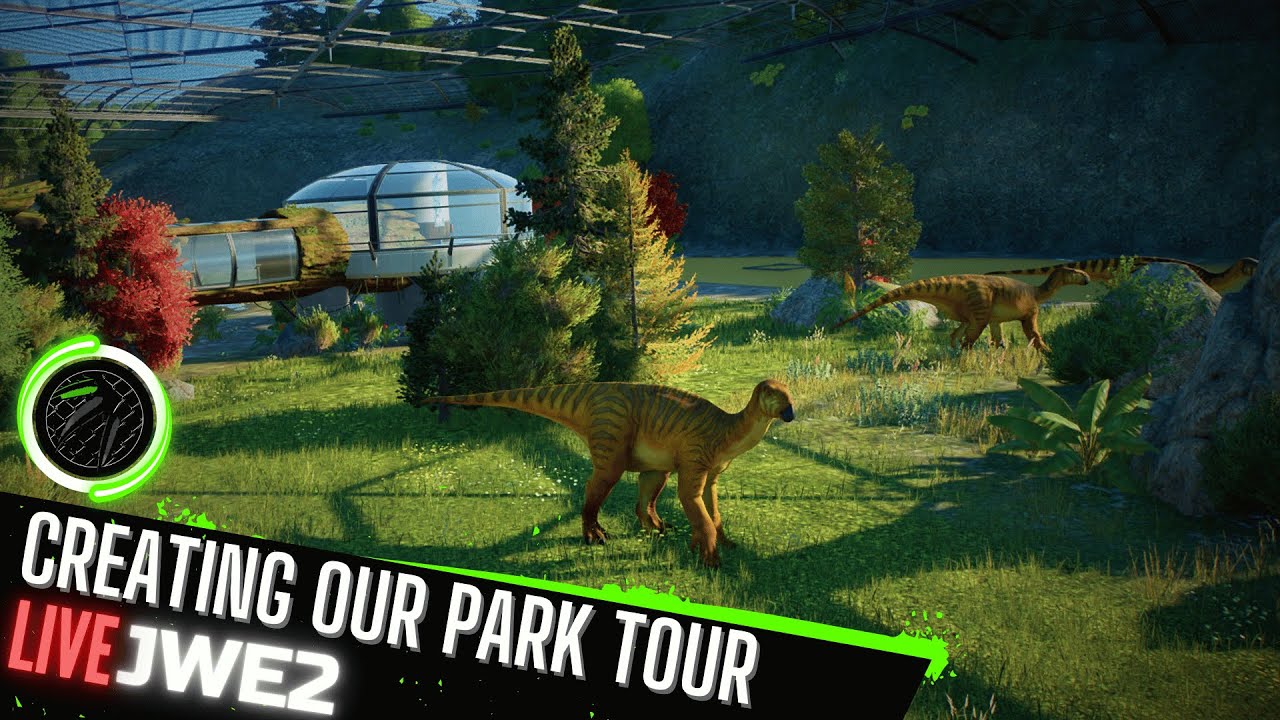 CREATING GYROSPHERE VALLEY - Jurassic World Evolution 2 Live-Stream ...