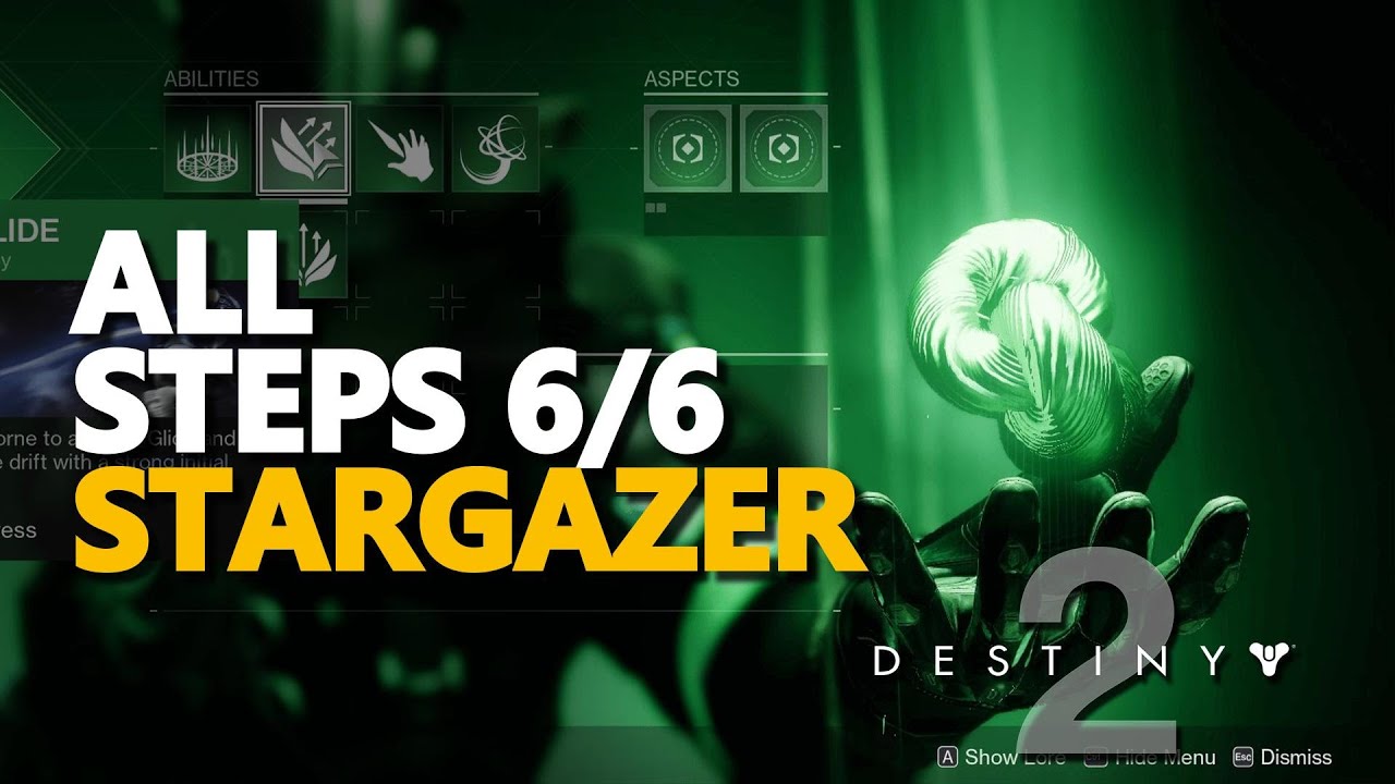 Destiny 2 Stargazer All 6 Steps - YouTube