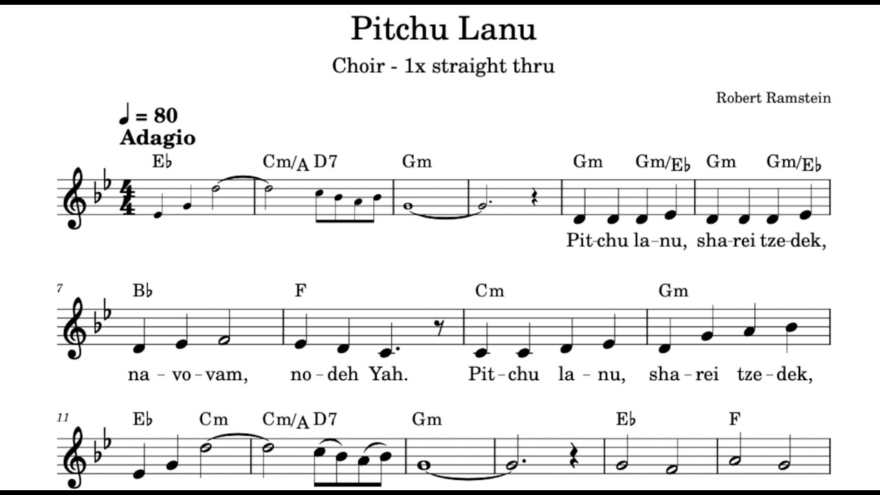 Pitchu Lanu (Ramstein) | practice track (unison) - YouTube