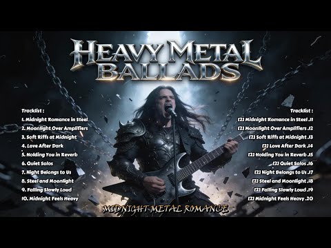 Heavy Metal Ballads Playlist 2026 🌙 Midnight Romance Metal for Focus & Relax | Flameheat Ballads