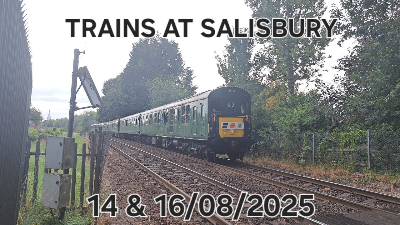 Trains At Salisbury (14 & 16/08/2025) - YouTube