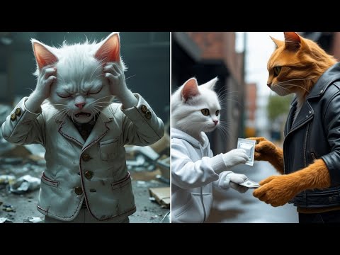 neglected kittens addicted to drugs because of his parents #cat # ...