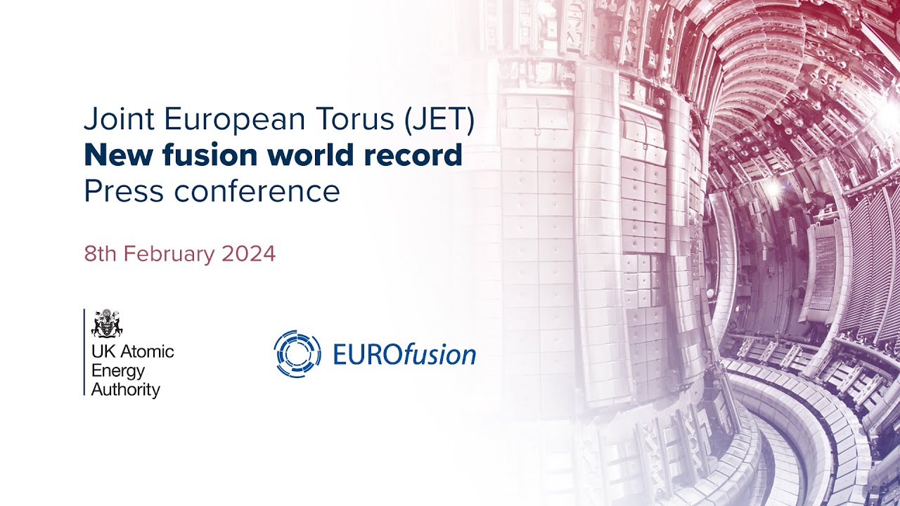 New fusion world record - Press Conference - Joint European Torus (JET ...