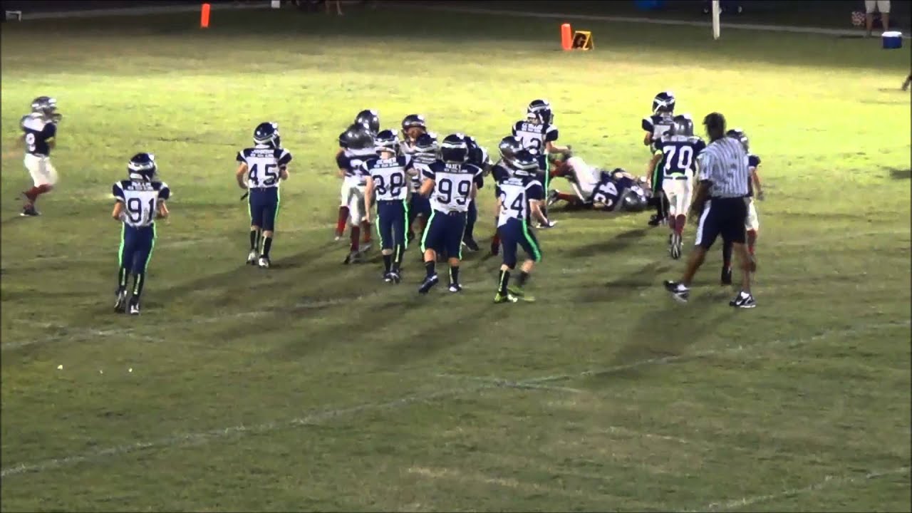 KFL Sophomore Patriots Game 1 vs Seahawks 082913 - YouTube