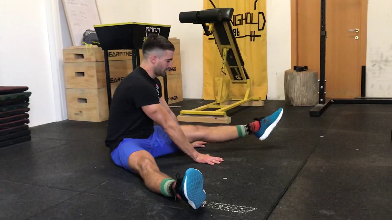 Gymnastic - Wide Stiff Leg Seated Kick - ONAIR - YouTube