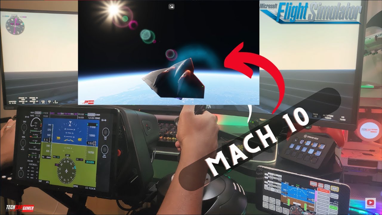 MONITOR BEAST - Gameplay - Samsung G9 - Microsoft Flight Simulator -Top ...