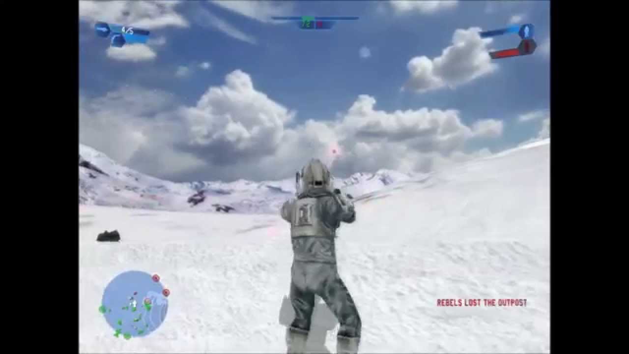 star wars battlefront 1 gameplay s1 #9 pc hoth - YouTube