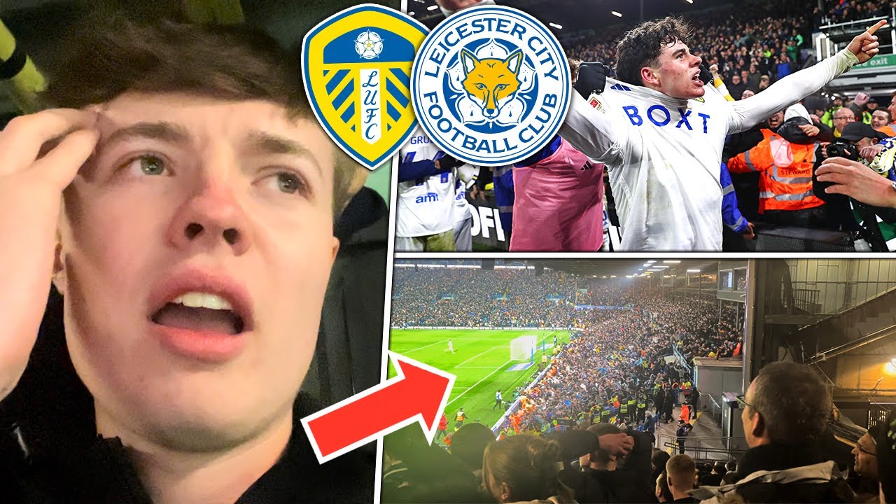 Elland Road ERUPTS As Leeds BEAT Leicester | Leeds Limbs | Leeds United ...