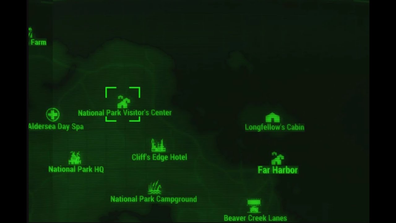 Fallout 4 Settlement Tour: National Park Visitor's Center: Market town ...