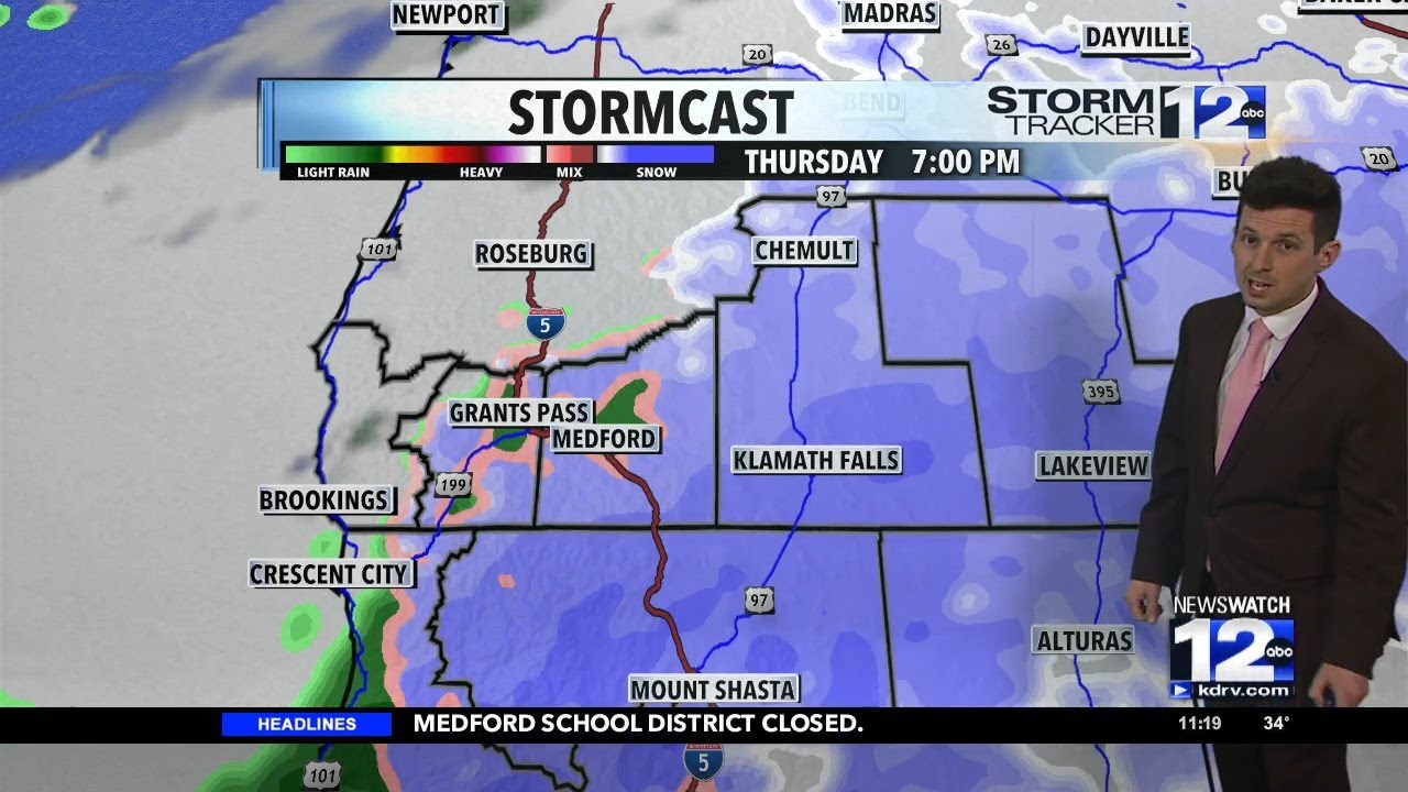 Wednesday, February 5th Overnight Weather - YouTube