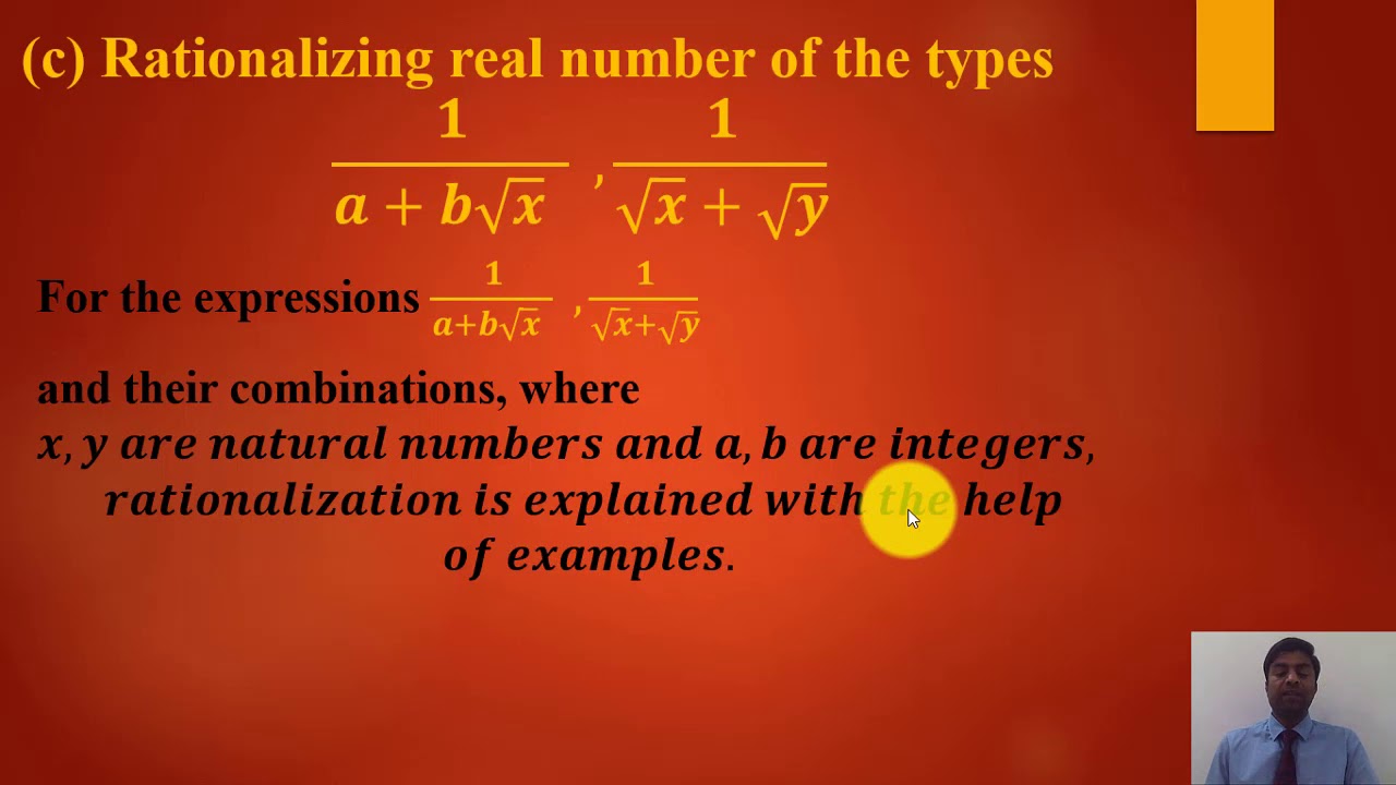 Class 9 Mathematics Chapter No 4 Lecture No 13 Rationalization of SURD ...