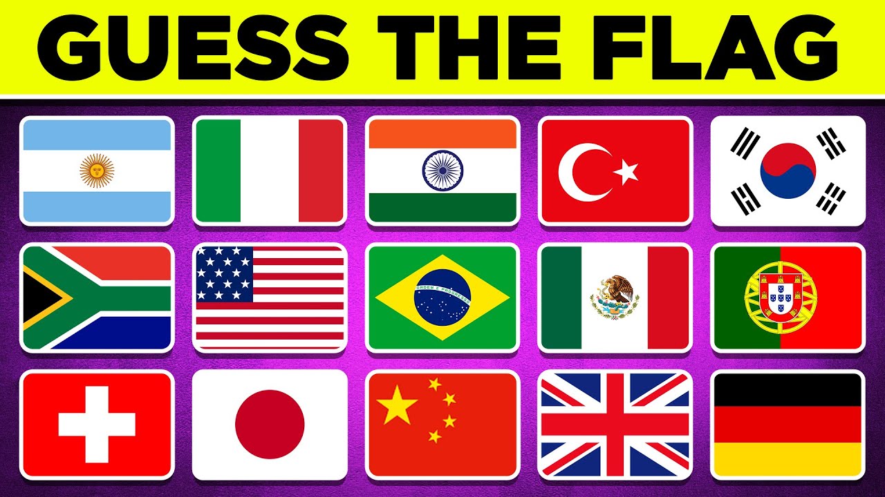 🚩Guess and Learn Countries by their Flags 🌎 FLAG Quiz - YouTube