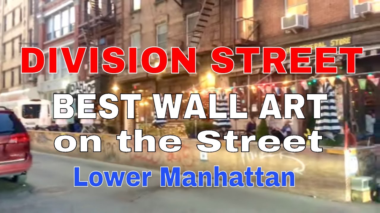 Life in NYC｜Walking Division Street, Lower Manhattan; The most ...