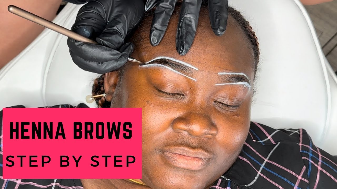 HENNA BROW TUTORIAL STEP BY STEP - YouTube