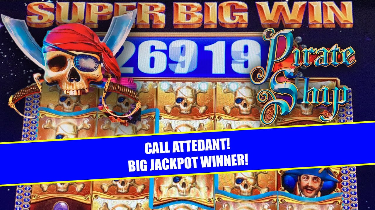 FULL SCREEN HIGH LIMIT PIRATE SHIP JACKPOT! ★ SUPER BIG WIN SLOT ...
