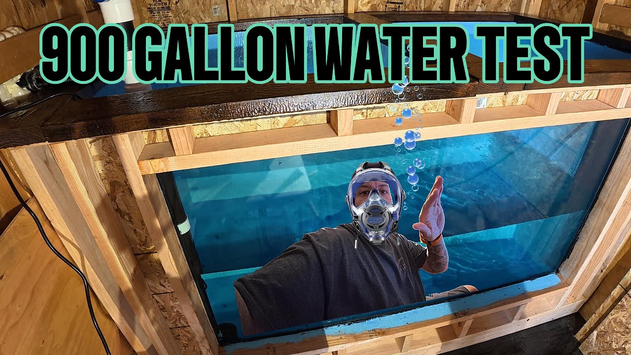 MTFR: 900 Gallon Aquarium Water Test – Will It Hold? - YouTube
