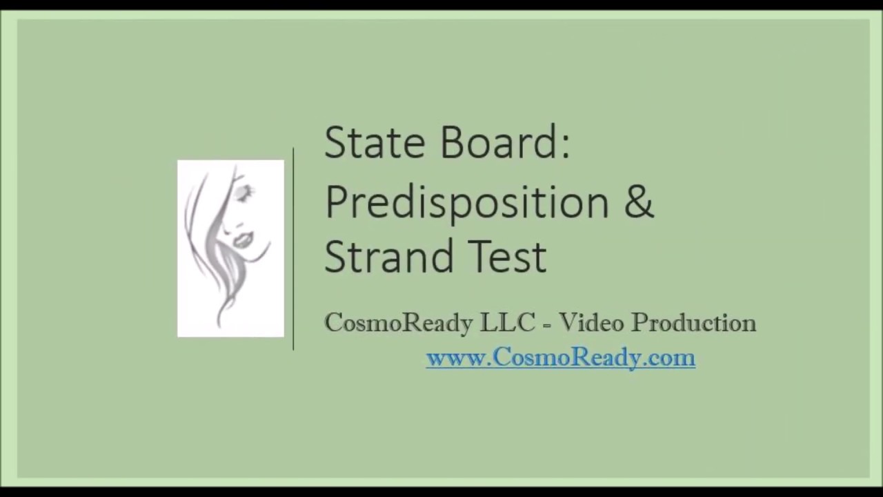 State Board- Predisposition & Strand Test (Task 6) - YouTube