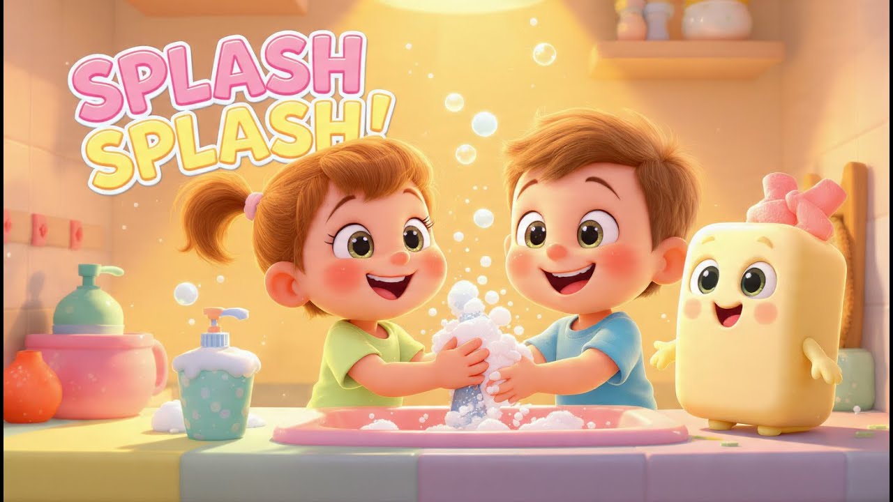 ¡Lávate las Manos – SPLASH SPLASH! 🧼🫧💦 | Canción Infantil Divertida ...