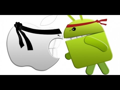 Mobile battle -/ Apple vs Android, Animation - YouTube