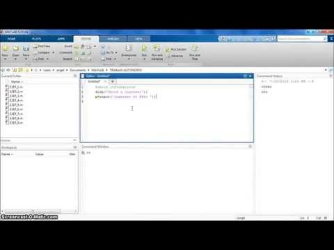 Tutorial Matlab 2014 - YouTube