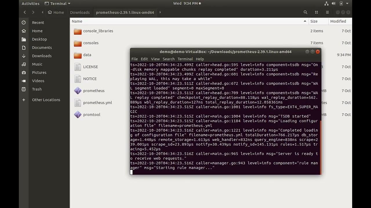 Installing and running Prometheus on Linux - YouTube