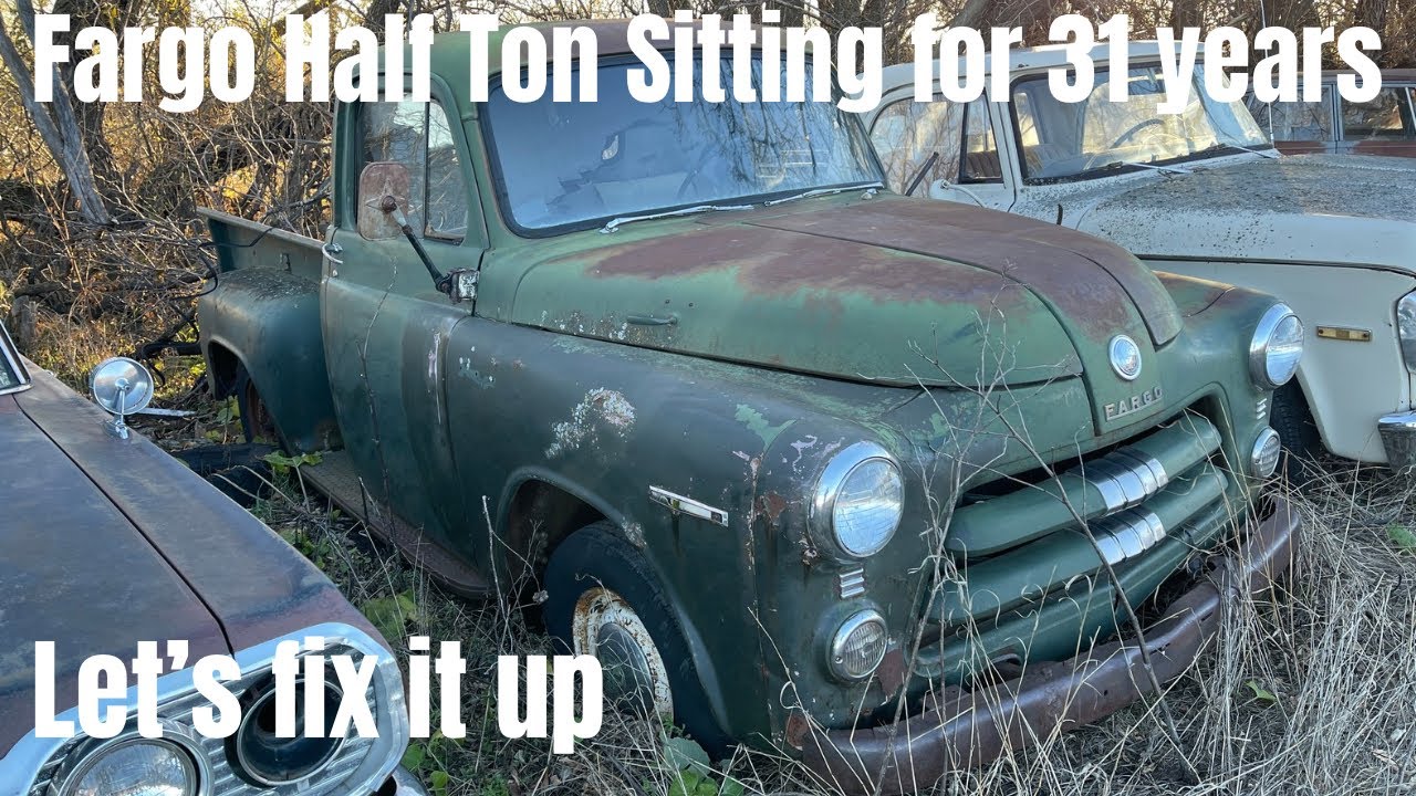 1954 Fargo Half Ton. Will it Start? + fixing it up Part #1 - YouTube