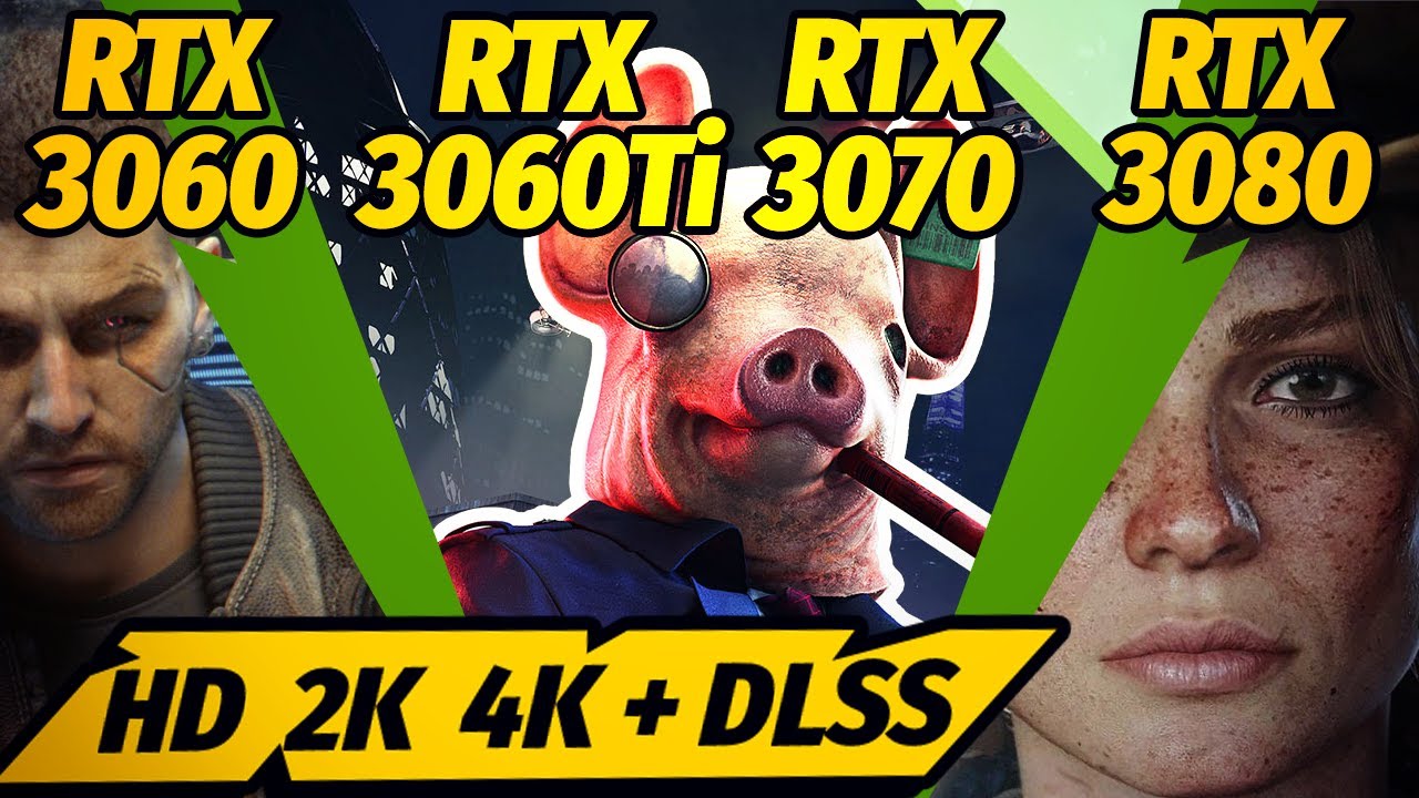 RTX 3060 vs RTX 3060 Ti vs RTX 3070 vs RTX 3080 | 1080p 1440p and 4K ...