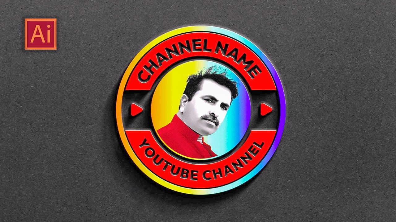 how to make youtube channel logo | youtube channel logo kaise banaye ...