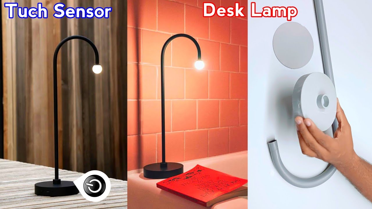 Portable Desk Lamp With Tuch Sensor How To Make Tuch Sensor On Off Light By Cutatoz Youtube