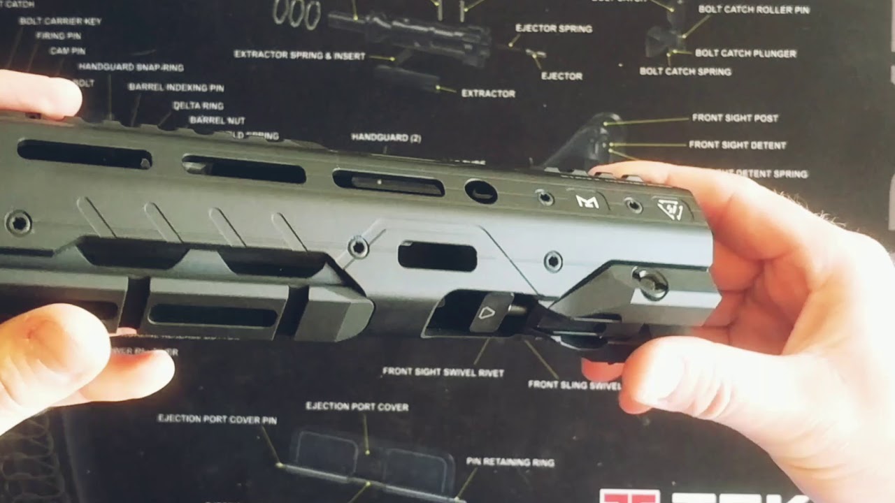 Strike Industries Gridlok Handguard - YouTube