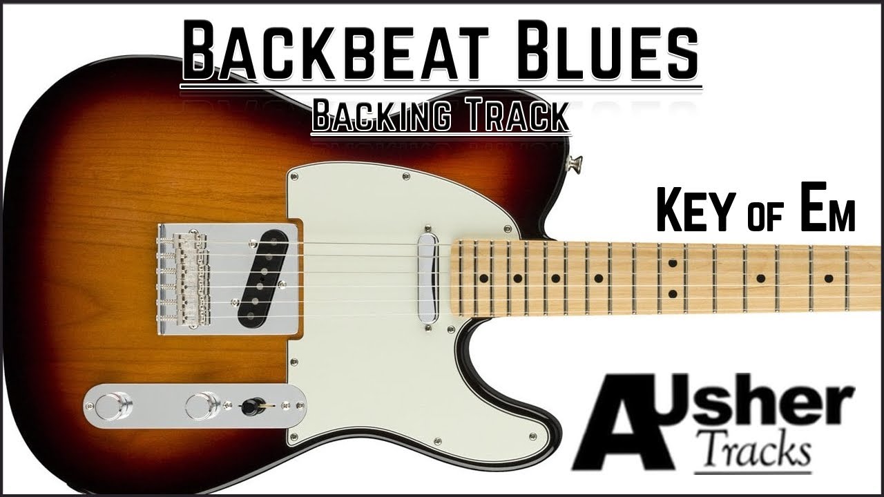 Smooth Backbeat Blues Guitar Backing Track in E minor | Jam Track - YouTube