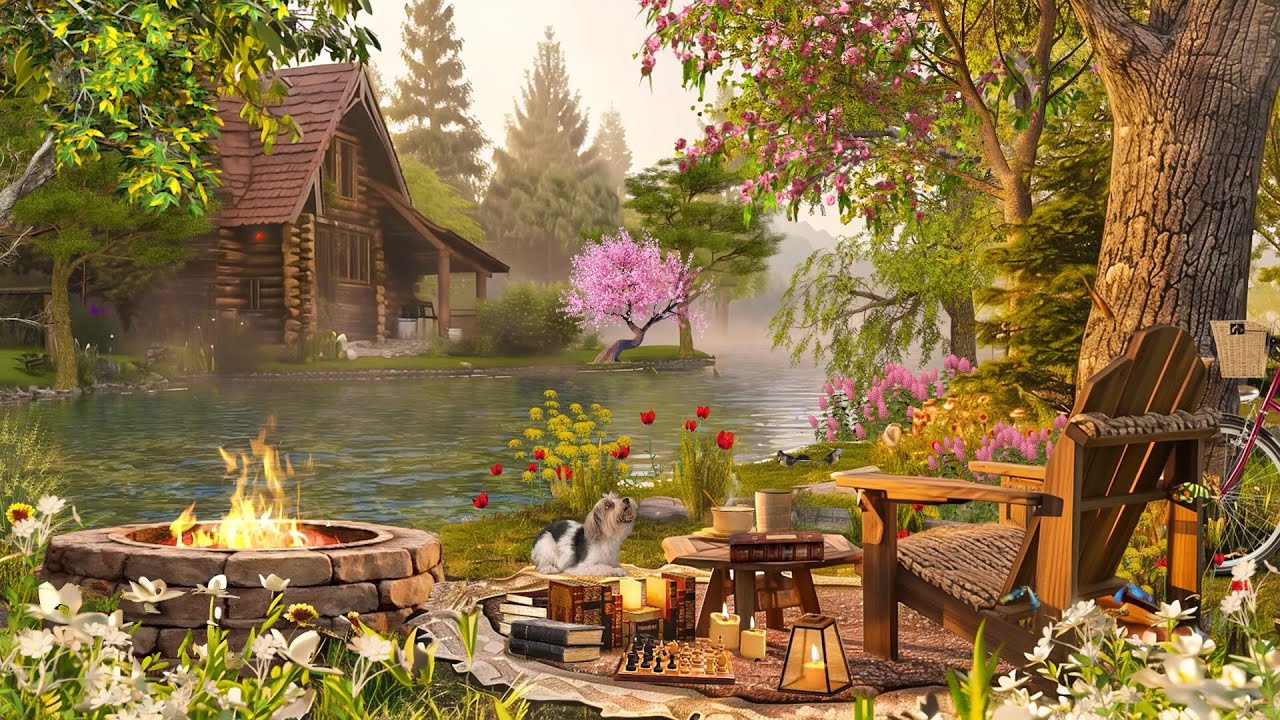 🌸Dreamy Spring Colors -Enchanting Spring Forest w/ Soothing Birdsong ...