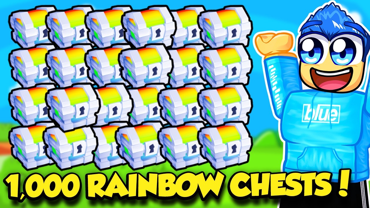 I Opened THOUSANDS OF RAINBOW CHESTS In Pet Simulator 99 TO GET THE ...
